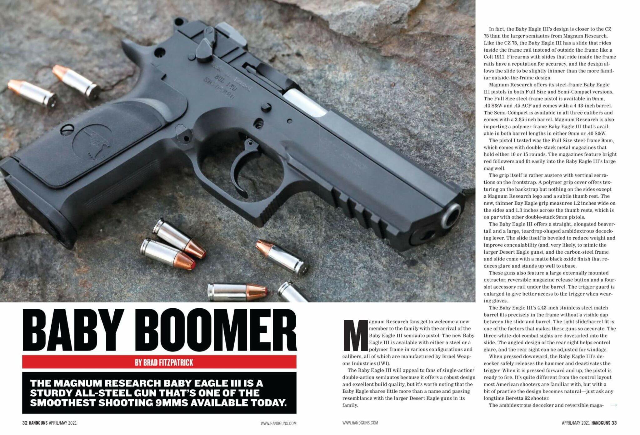 Handguns.com | Baby Boomer | Magnum Research, Inc. | Desert Eagle ...